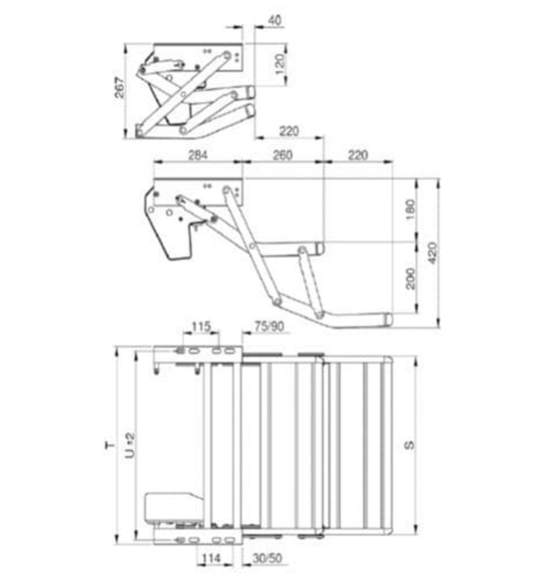 Thule Motorhome double drop down step 12V – Letang Auto Electrical ...